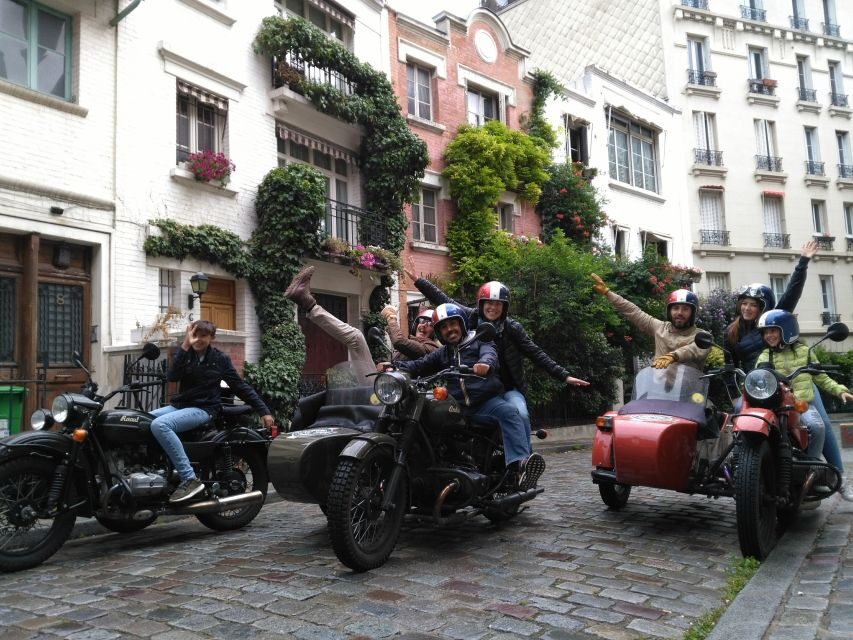 Paris Vintage Sidecar Premium & Private Half-Day Tour - The Itinerary Breakdown