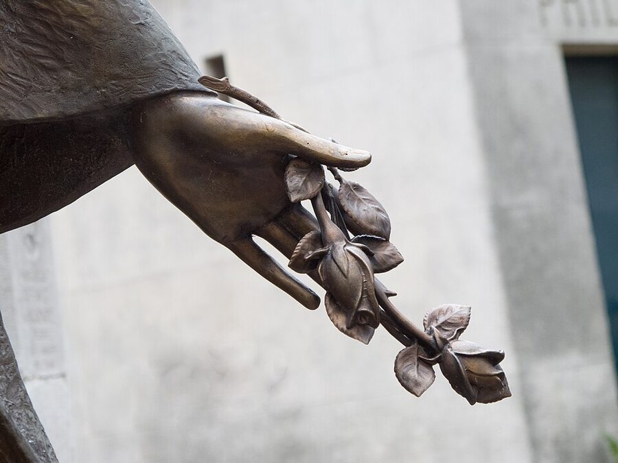 Family mausoleums on cobblestone lanes at Père Lachaise