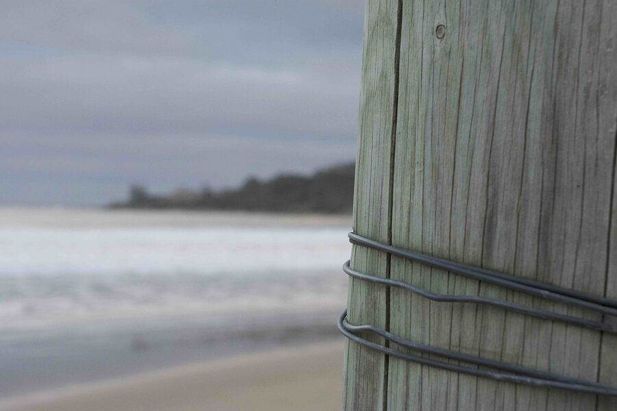 Quiet beach shore on Phillip Island