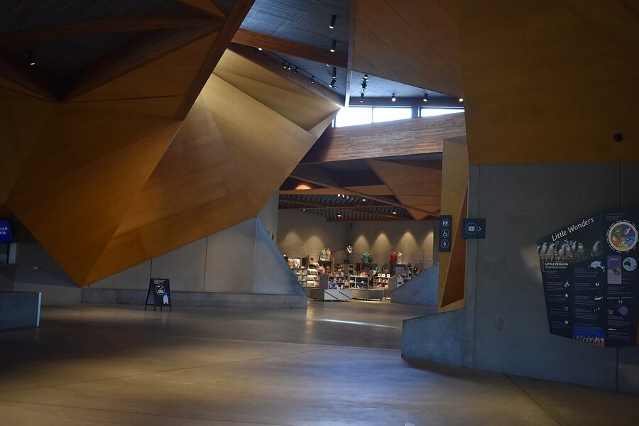 Inside the Phillip Island Penguin Parade visitor centre