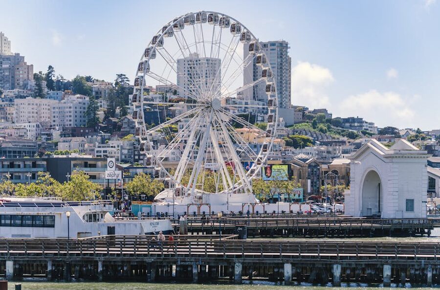 Ferris wheel at Pier 39, San Francisco
