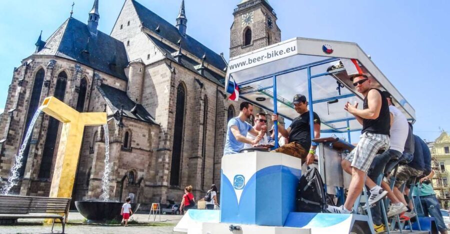 Pilsen: 1.5-Hour Beer Bike with Unlimited Beer - The Breakdown of the Itinerary