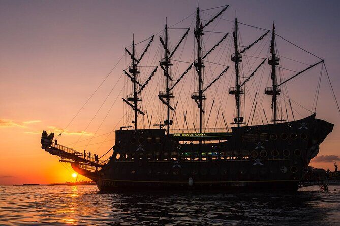 Pirate Boat Tour With Foam Party in Alanya - Detailed Breakdown of the Itinerary