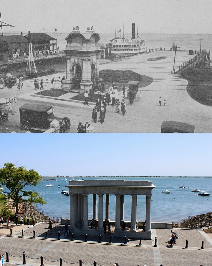 Plymouth Rock in Plymouth Massachusetts