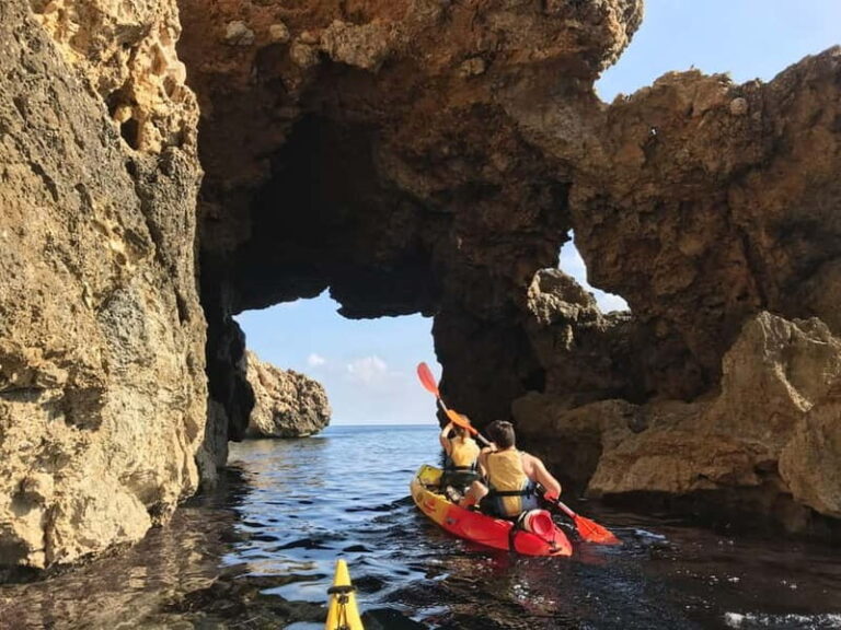 Pollença: Kayak Discovery  Snorkeling and Caves - The Highlights: Snorkeling, Cliff Jumping, and Cave Exploration