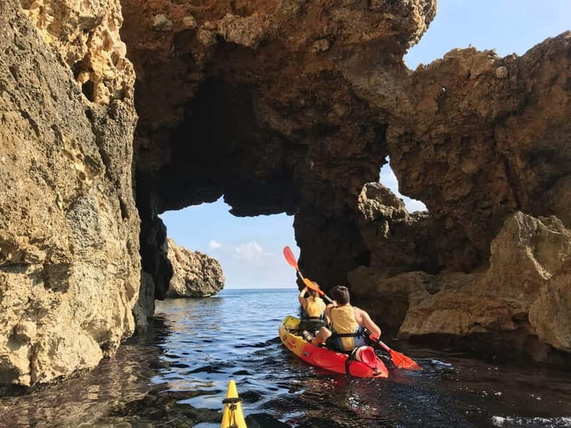 Pollença: Kayak Discovery  Snorkeling and Caves - The Highlights: Snorkeling, Cliff Jumping, and Cave Exploration
