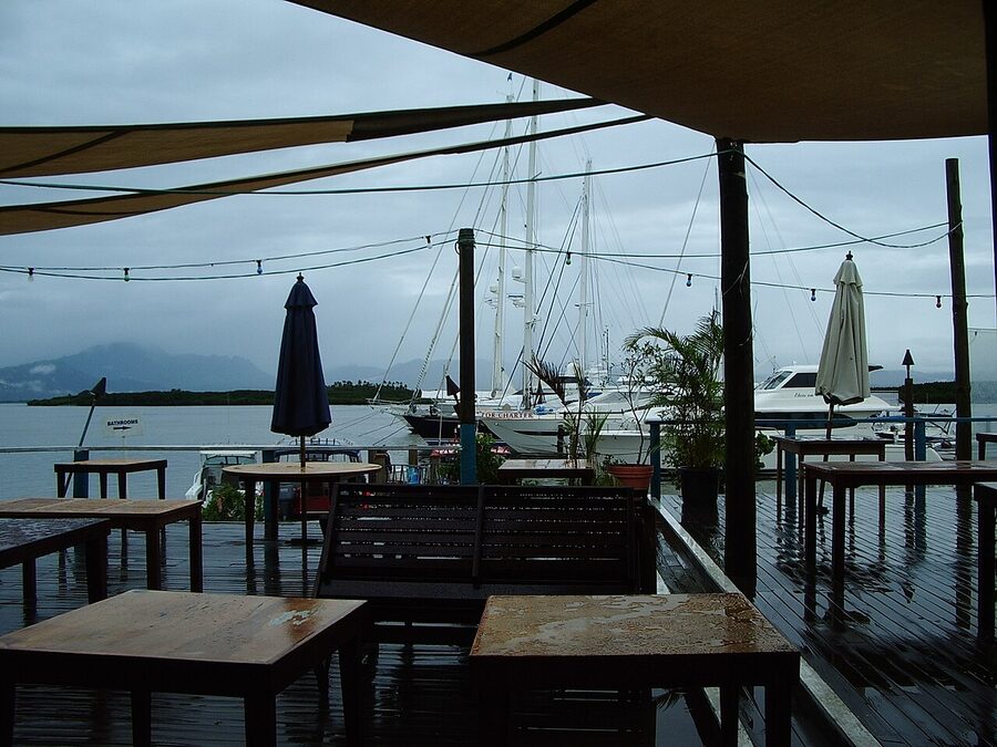 Port Denarau Marina in Fiji, the main departure point for Mamanuca day cruises