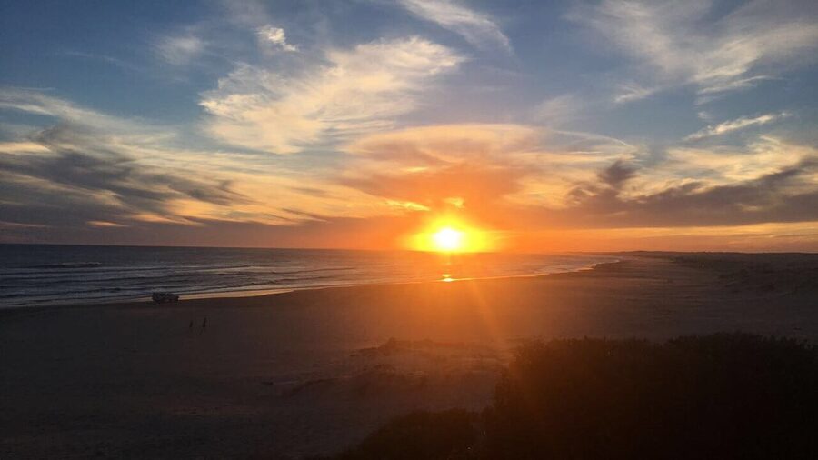 Sunset over Birubi Beach, Port Stephens, NSW