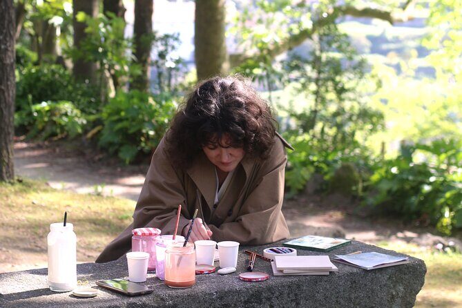 Porto Tile Painting Workshop in artist studio - Group Size and Duration