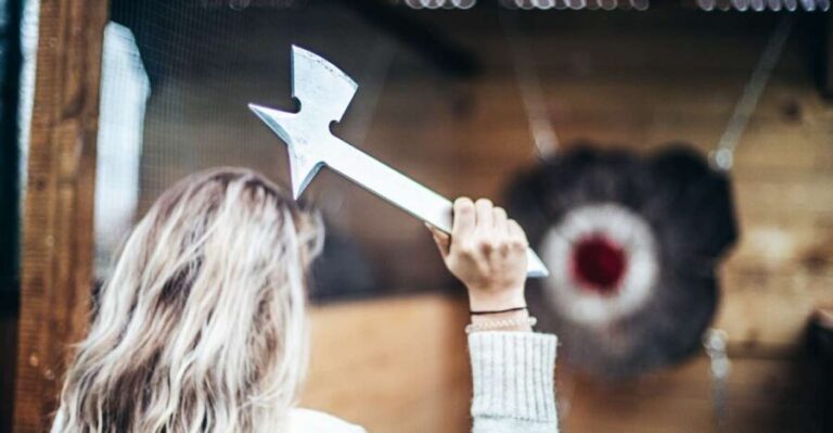 Prague: Axe Throwing Experience with Barbecue and Beer - The Experience from the Reviewers Perspective