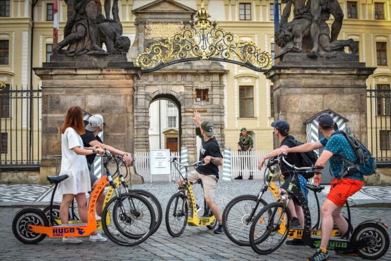 Prague: E-Scooter Grand City & Panoramas Small-Group Tour - What to Expect from the Tour