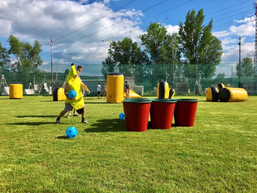 Prague : Giant Foot Darts and Giant Beer Pong Game - The Practical Side: Price, Duration, and Value