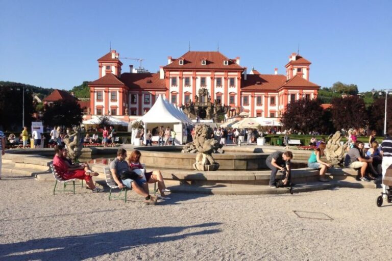 Prague: River & Park Bike Tour to Troja Chateau - Exploring the Itinerary in Detail