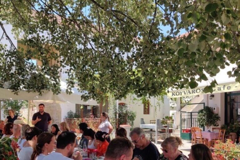 Private tasting of 6 cretan wines in Fres village - The Authentic Charm and Educational Value