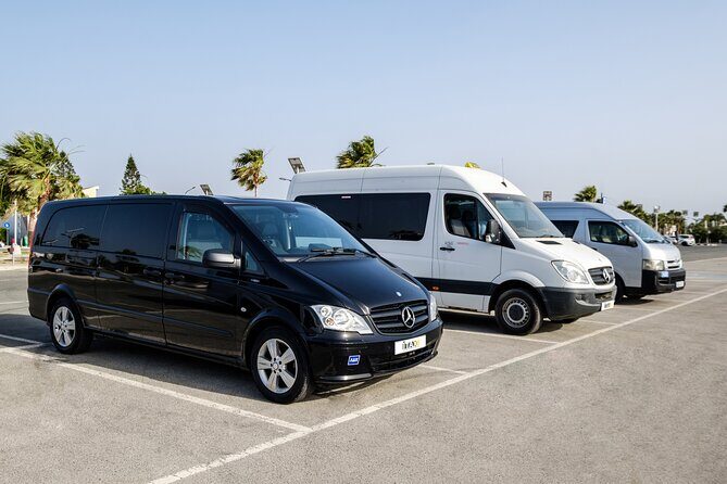 Private Transfer: Larnaca Airport to Limassol City 1-14 pax - Vehicle Options and Group Size Flexibility
