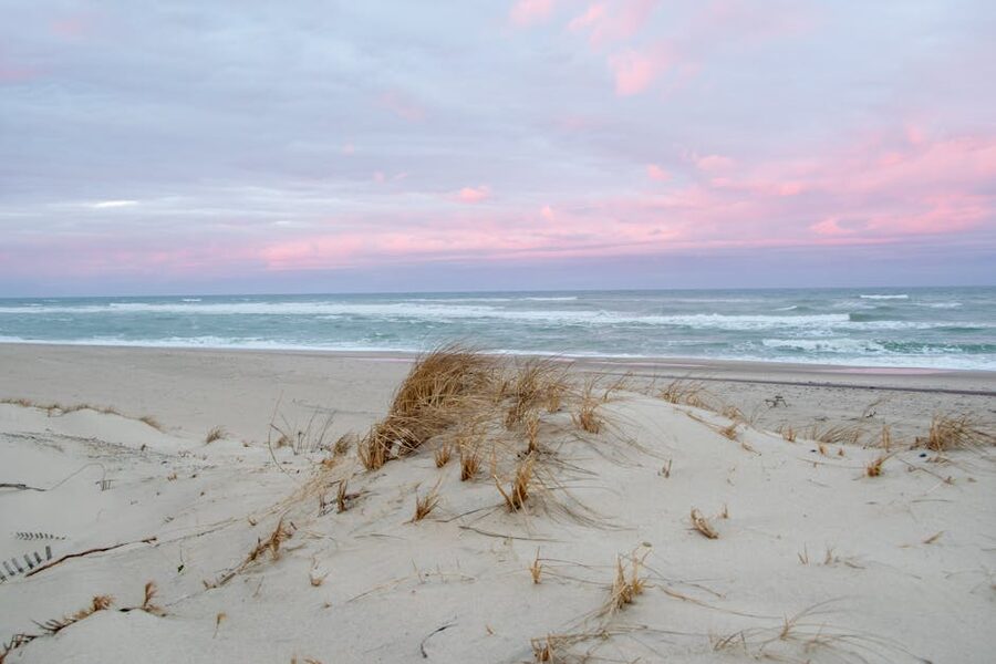 Provincetown sandy beach at dawn