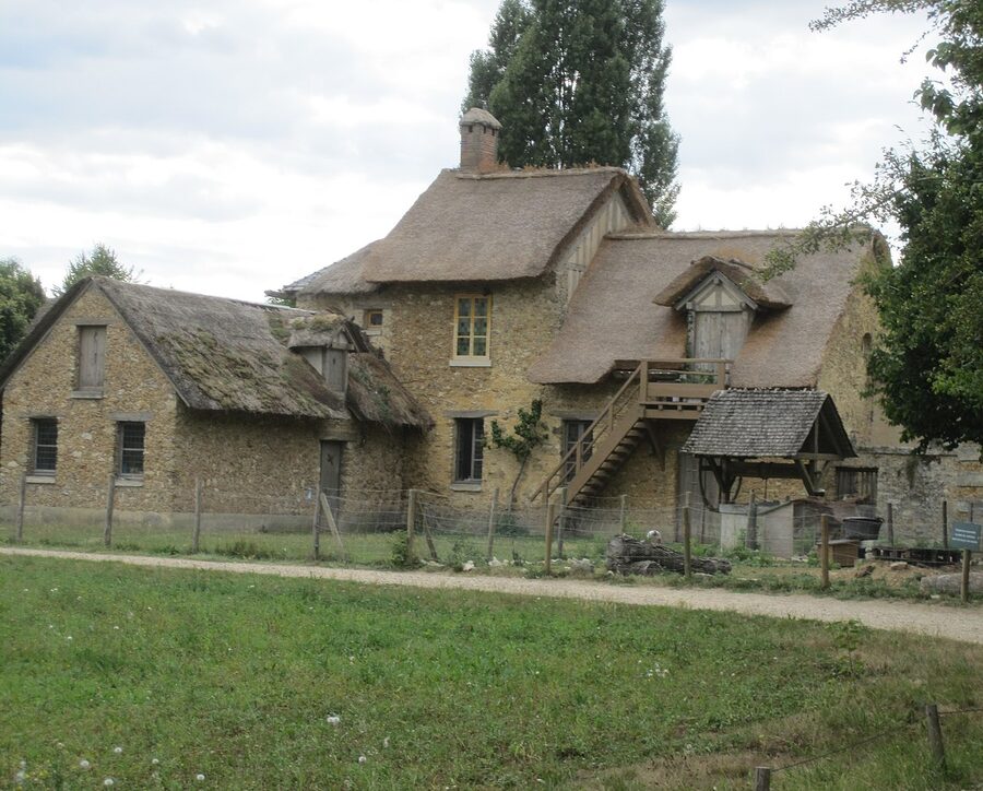 Half-timbered cottage at the Hameau de la Reine, Versailles