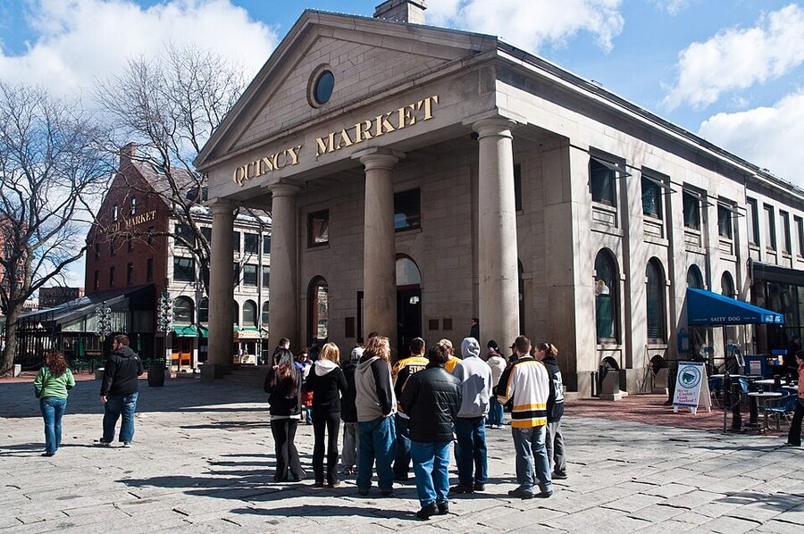 Quincy Market and Faneuil Hall in Boston