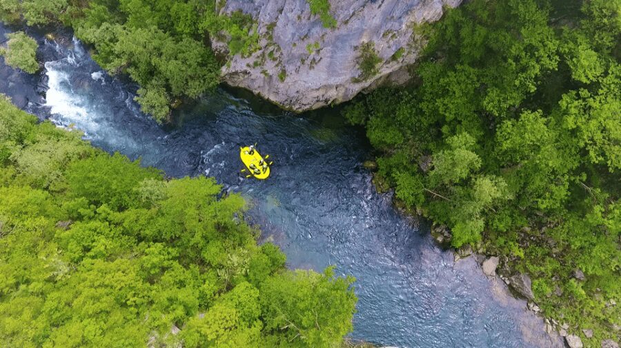 Rafting on the Cetina river - Safety Briefing and Equipment