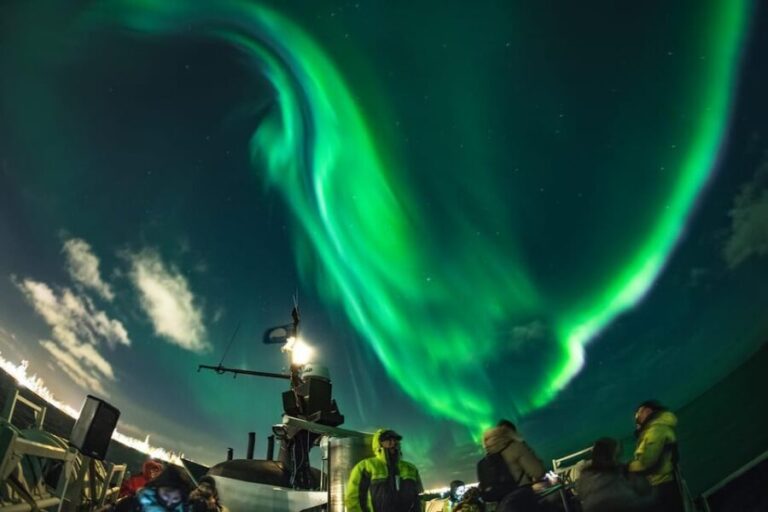 Reykjavik: Northern Lights Guided Boat Tour with Photos - Authentic Experiences & Tips