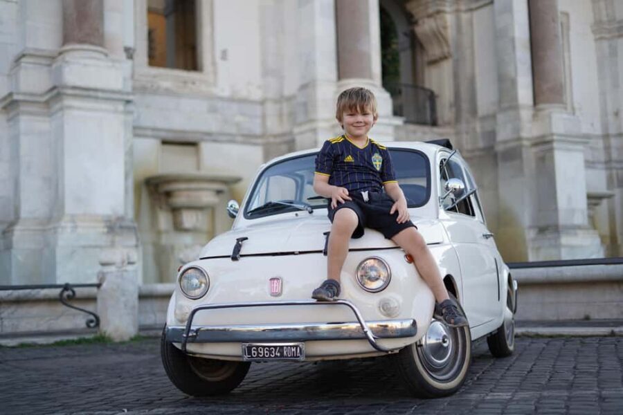Roma: Photography service and Fiat500 & Aperol Spritz - The Iconic Colosseum & Ancient Rome