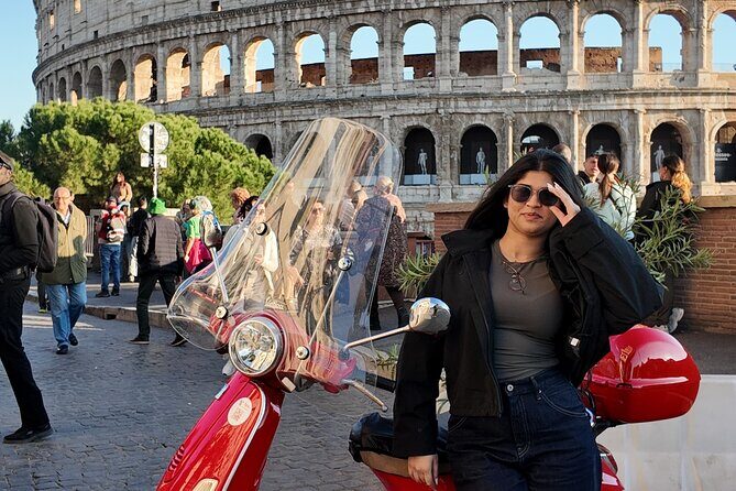 Roma Vespa Tour & Traditional Roman Food and Extras - Transportation & Timing