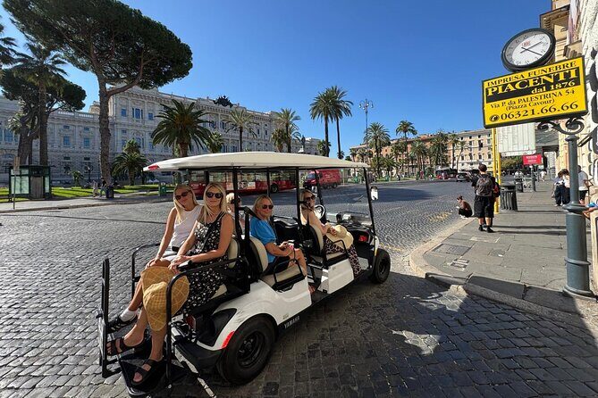 Rome : 3h Private Golf Cart Tour with Culinary Tasting - The Experience You’ll Get