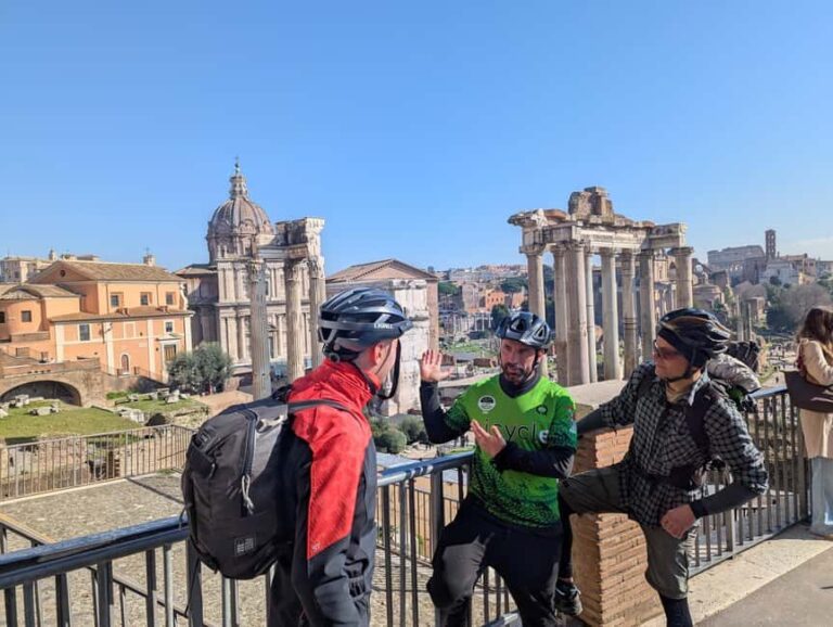 Rome E-Bike Highlights Tour & Tasting in Secret Cave - The Hidden Gem: Testaccio and the Archaeological Cave