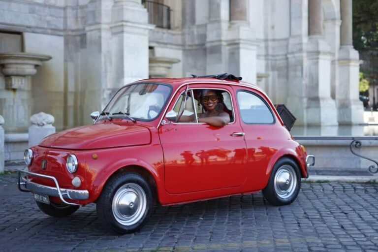 Rome: Fiat 500 Experience with Gelato and Photos - Itinerary Breakdown: What to Expect