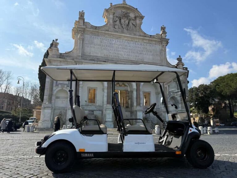 Rome: Golf Cart City Tour - Key Points