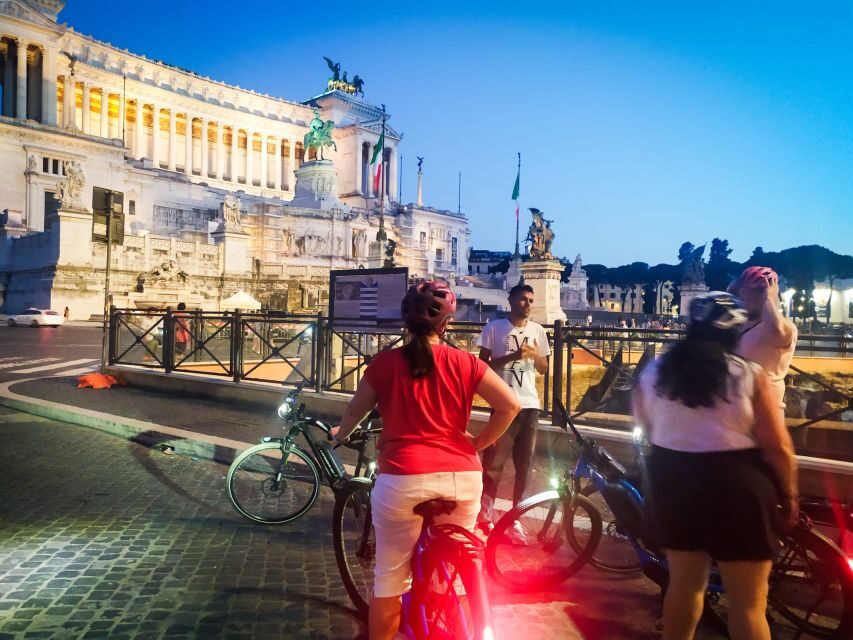 Rome :guided night e-bike tour with typical ice-cream - Exploring Rome by Night on E-Bike: The Details