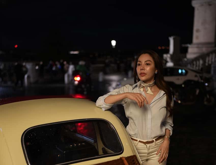 Rome: Night Photo Session in a Fiat 500 with Aperol Spritz - What to Expect from the Tour