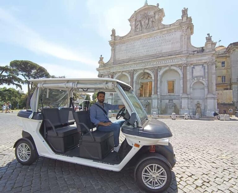 Rome: Private Golf Cart Tour with Driver - Why This Tour Works Well