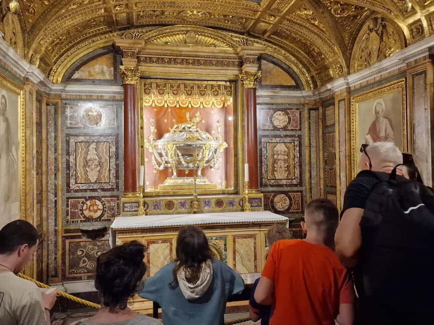 Rome: Relics from the Passion of the Christ Walking Tour - Detailed Breakdown of the Sites