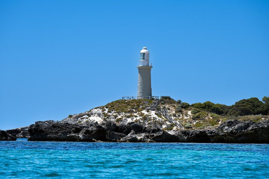 Bathurst Lighthouse on Rottnest Island