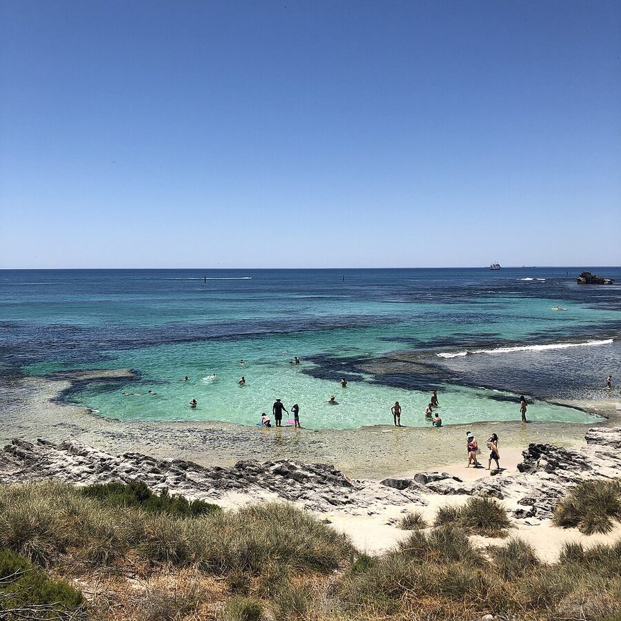 The Basin swimming bay on Rottnest Island