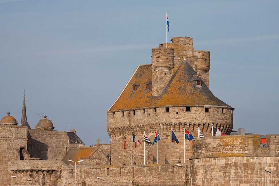 Chateau de Saint-Malo at the city gate