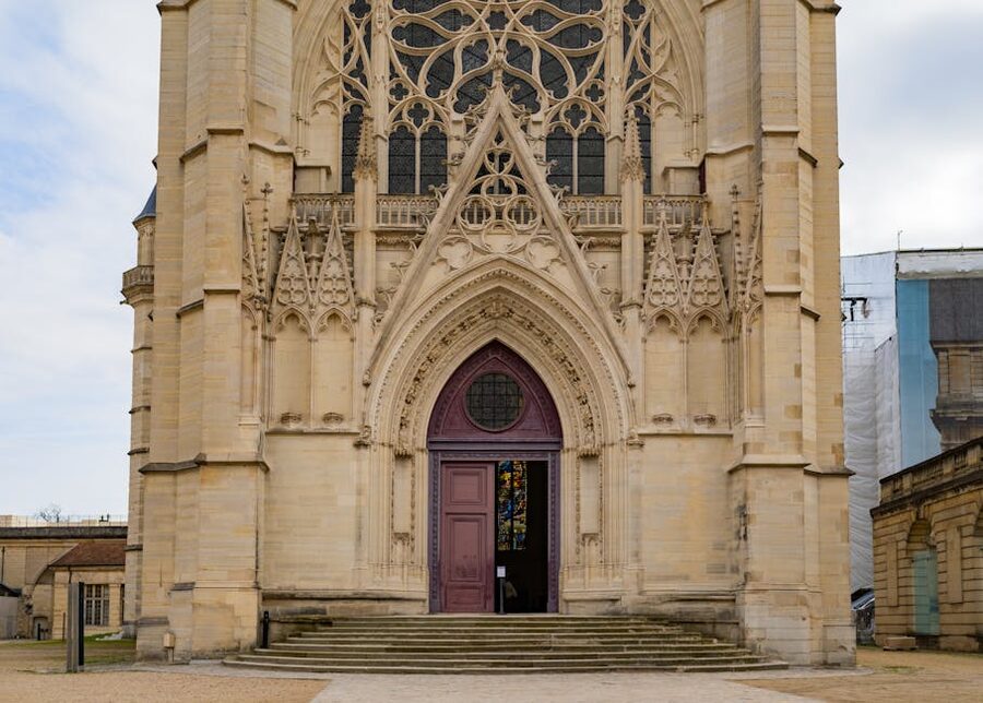 Sainte-Chapelle gothic facade exterior Paris
