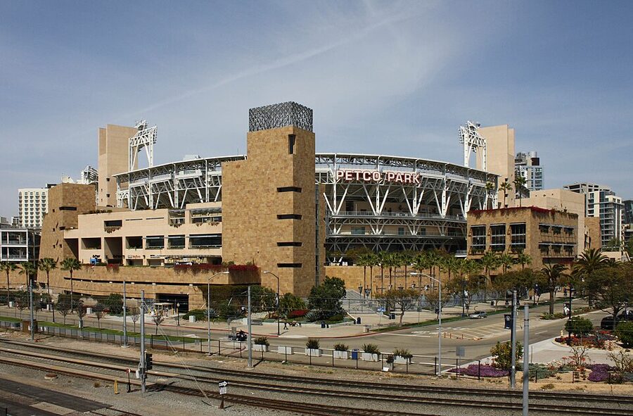 Petco Park baseball stadium in downtown San Diego