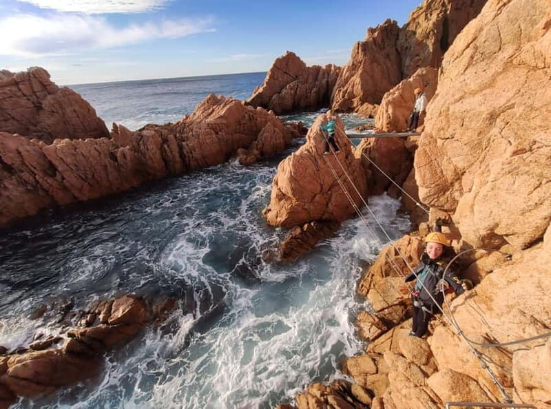 Sant Feliu de Guíxols: Guided tour of the Cala del Molí Via Ferrata - The Itinerary and Route Breakdown