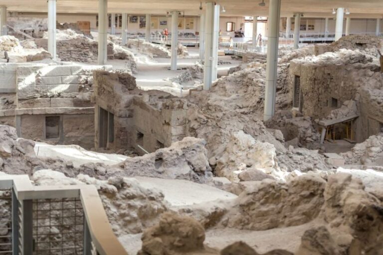 Santorini: Akrotiri Prehistoric City Guided Walking Tour - What the Tour Includes and How It Works