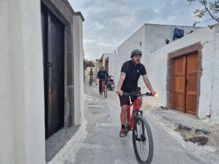 Santorini: E-bike tour experience - The Stops and Highlights
