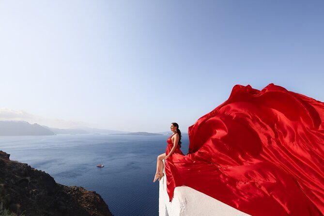 Santorini Flying Dress Photography - What Travelers Love About This Experience