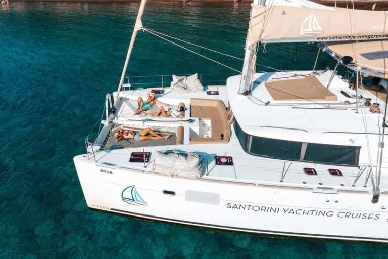 Santorini: Luxury Catamaran Cruise with Lunch, BBQ & Drinks - The Value of This Cruise