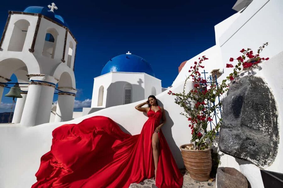 Santorini: Private Flying Dress Photoshoot at Iconic Spots - The Itinerary & Locations