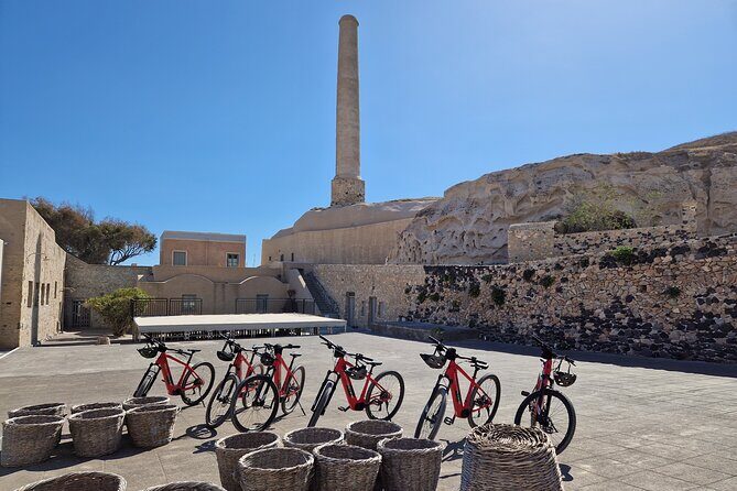 Santorini Small Group Guided E-bike Tour & Local Tomato Museum - Detailed Breakdown of the Itinerary