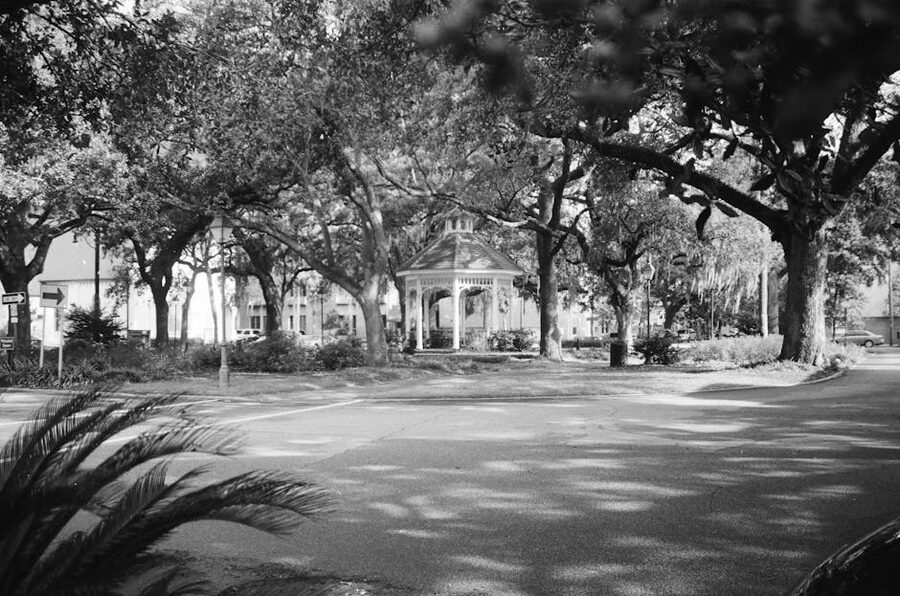 Whitefield Square gazebo in Savannah Georgia