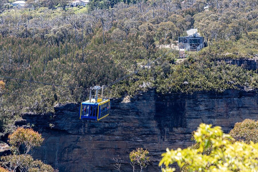 Scenic Skyway cable car at Scenic World Katoomba
