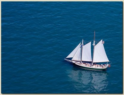 Schooner Appledore II under full sail in Key West