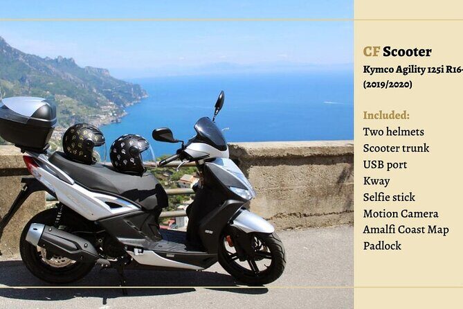 Scooter rental on the Amalfi Coast - The Route & Scenic Highlights